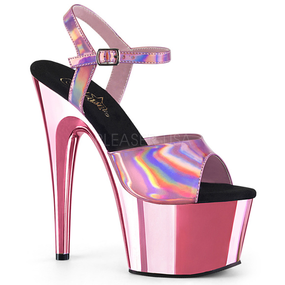 Shoes | Barbiecore Barbie Platform Hologram High Heel Shoes | Poshmark